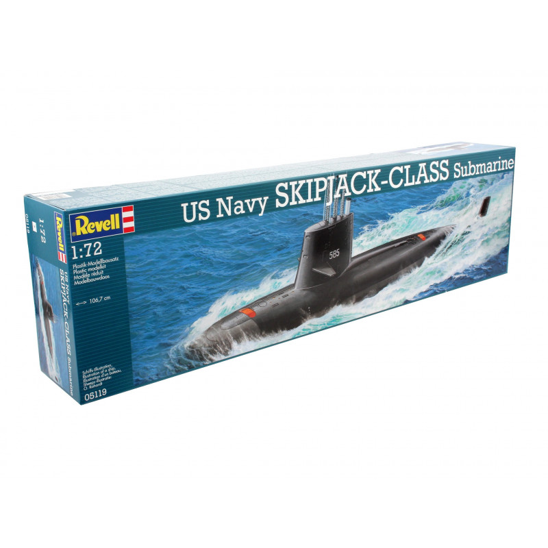 REV05119 US NAVY SKIPJACK -CLASS SUBMARINE 1:72