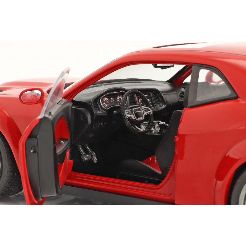 SO18 DODGE CHALLENGER R/T SCAT PACK RED 1/18