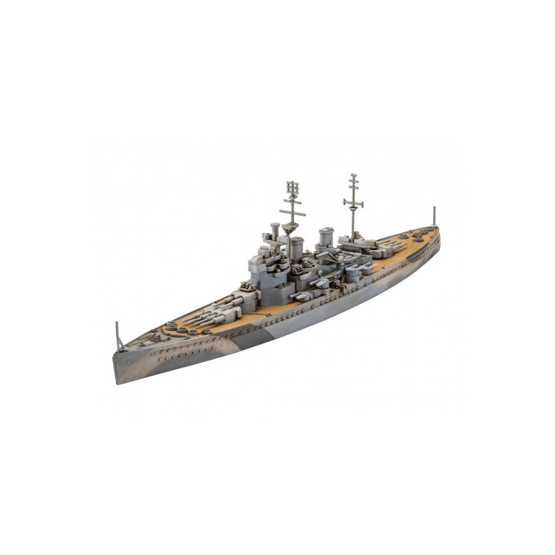 REV05668 FIRST DIORAMA BISMARC BATTLE 1/1200